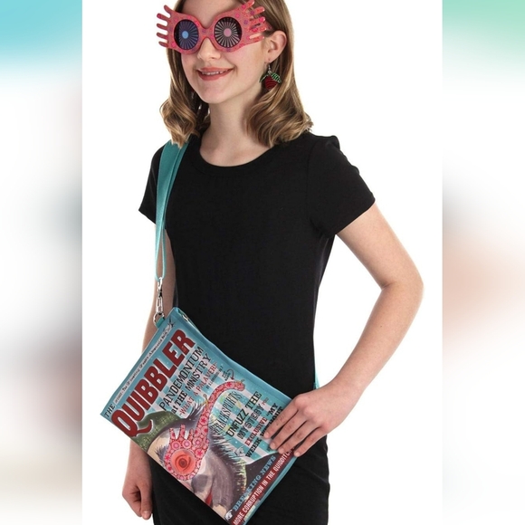 Bags | Harry Potter Luna Lovegood Accessory Costume Kit Quibbler Pouch ...